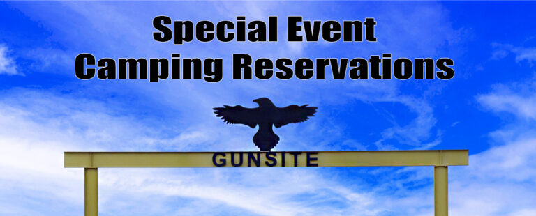 Camping Reservations Only - Gunsite Academy